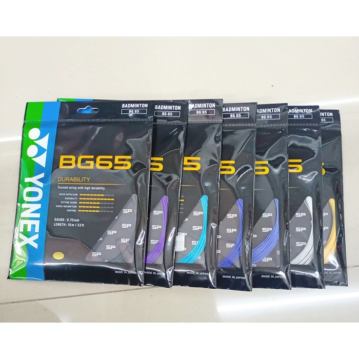 Yonex Bg 65 Badminton Racket Strings Original Badminton Racket Strings ...