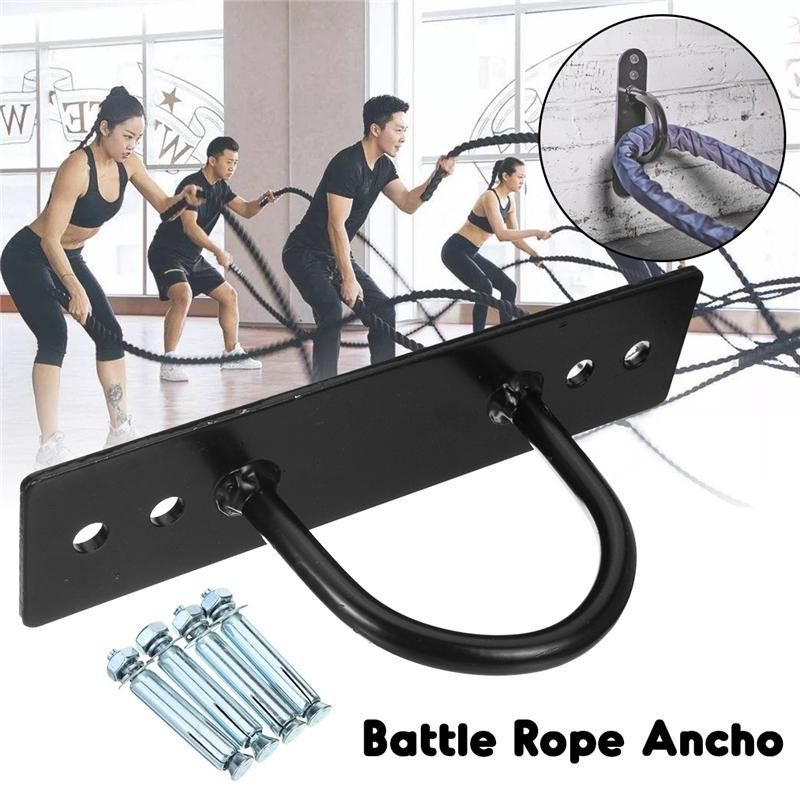 Battle Rope Anchor Wall Mounted Home Gym Fitness Equipment | Shopee ...