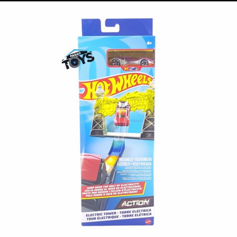 Beyba Hot Wheels Action Electric Tower Playset ORIGINAL Racing Car ...