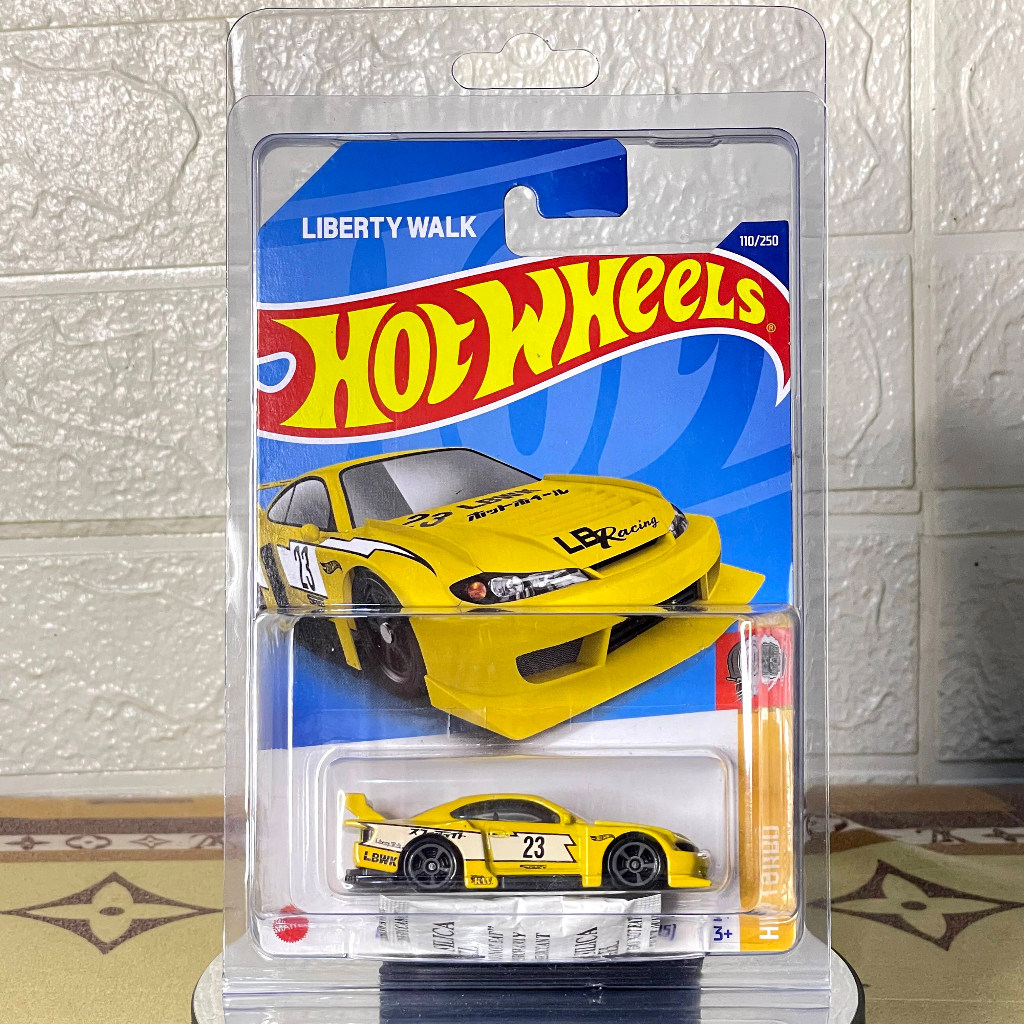 Hotwheels NISSAN SILVIA S15 LB SUPER SILHOUETTE LBWK Yellow DIECAST ...