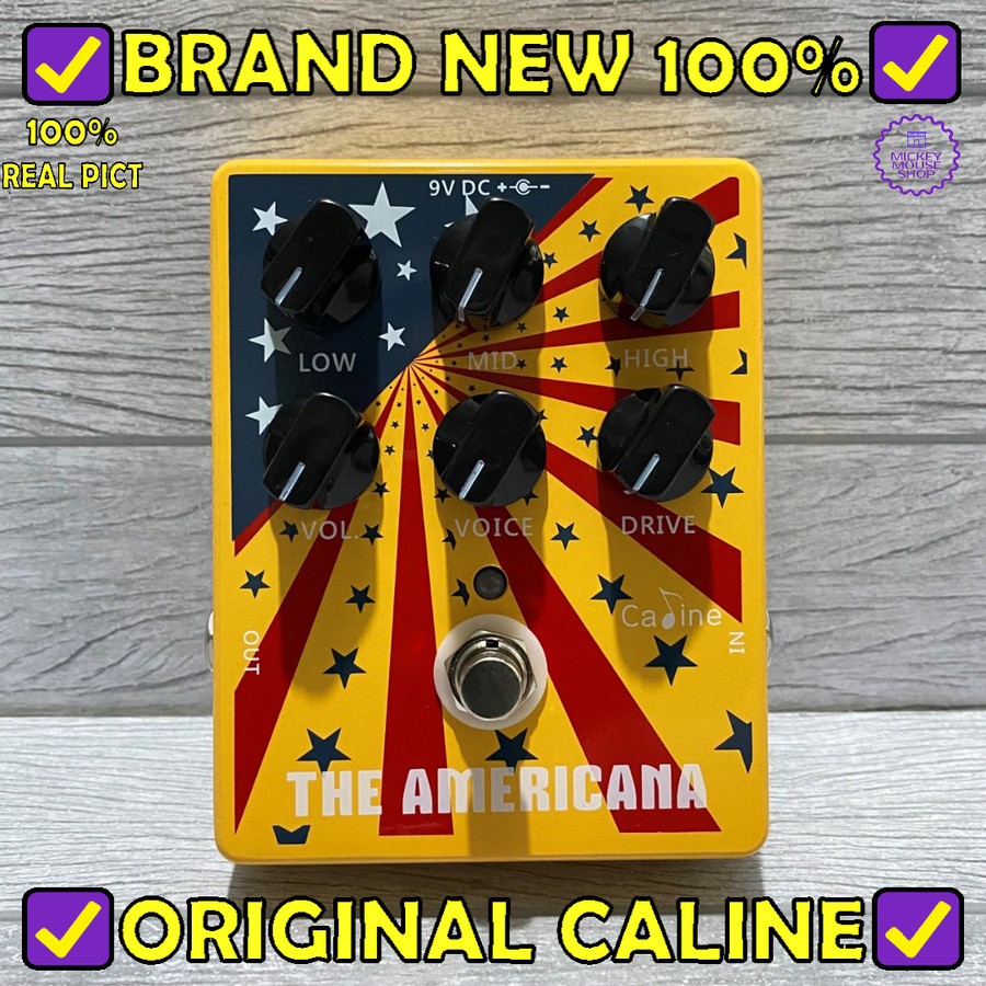 Caline CP-55 Guitar Effects The Americana Sound Tube Amp Emulsion Pedal ...