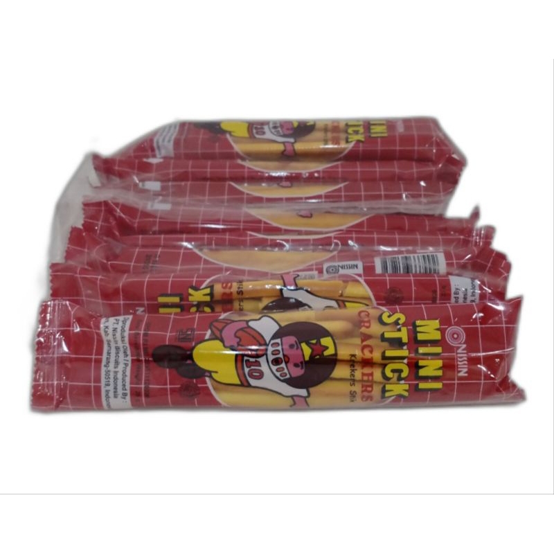 MERAH NISSIN MINI STICK CRACKERS RED PACKAGING / NISSIN RED STICK ...