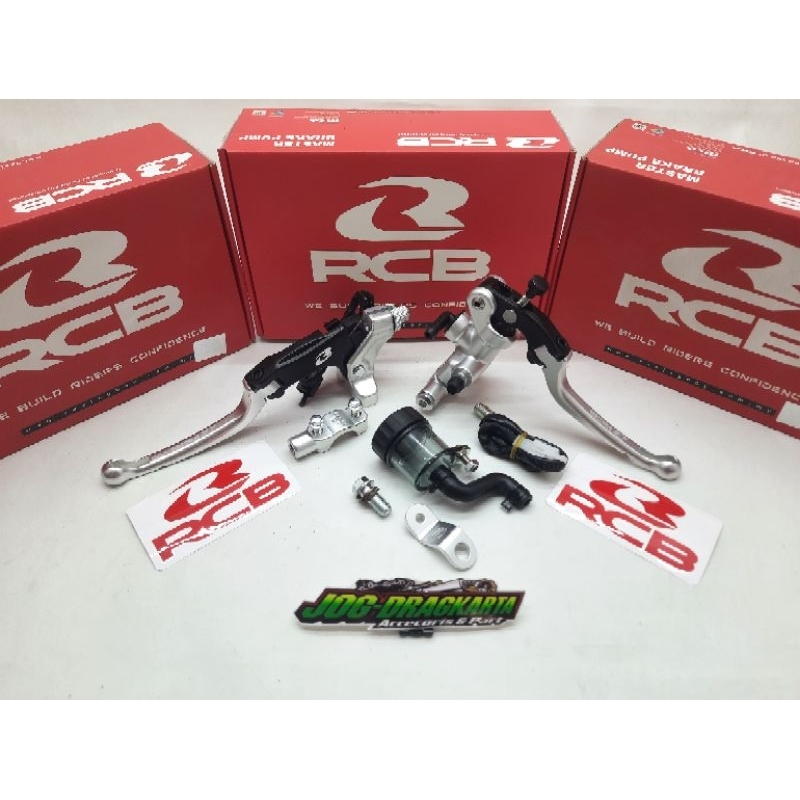 RIGHT BRAKE MASTER RCB S1 SET LEFT HANDLE RCB S1 BRAKE CLUTCH SILVER ...