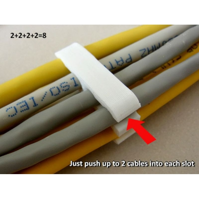 Cable clamps lan internet cat5 cat6 cat7 cat8 / cable fastener / cable ...