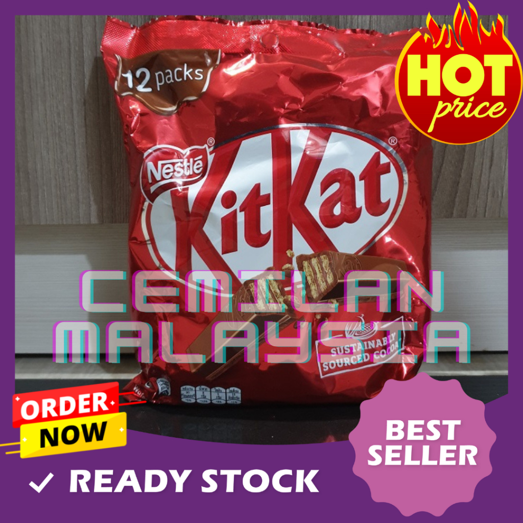 Wafer KIT KAT PACK CONTAINS 12 PCS MALAYSIA | Shopee Philippines