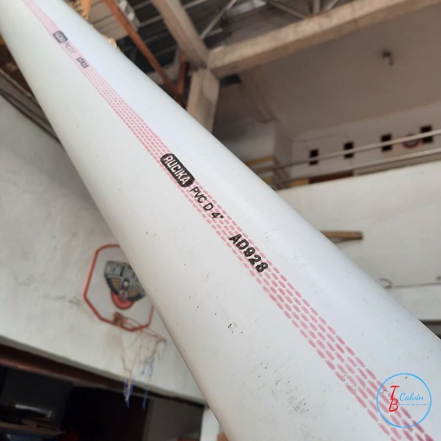 RUCIKA D 4 inch PVC Pipe (1 Meter) | Shopee Philippines