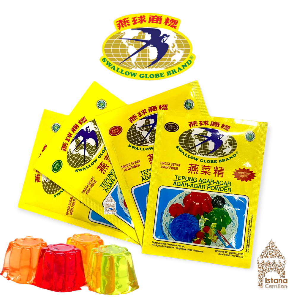 Agar Agar Powder Swallow Globe Brand Jelly Powder | Shopee Philippines