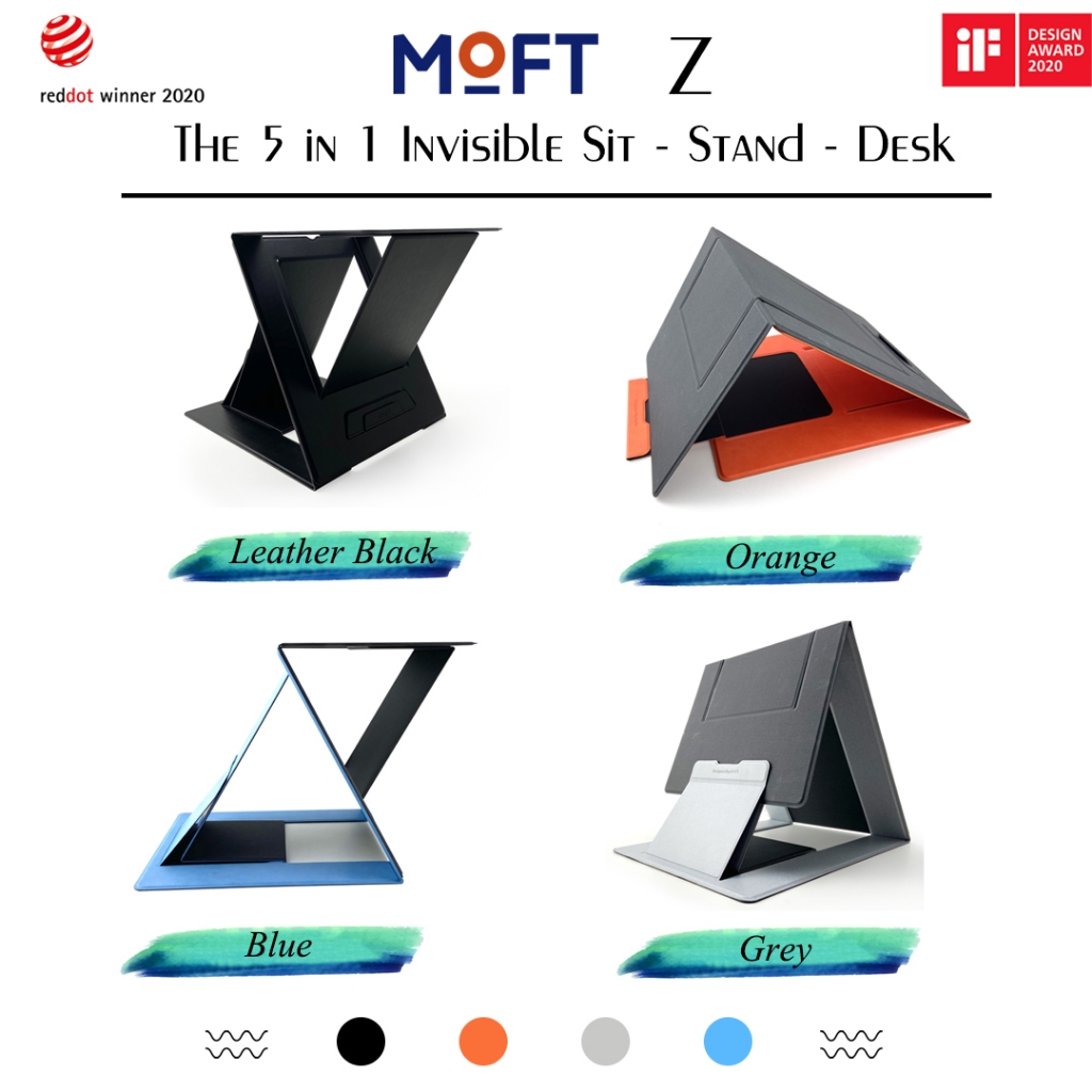 Moft Z The 5 in 1 Invisible Sit Stand Laptop Desk | Shopee Philippines