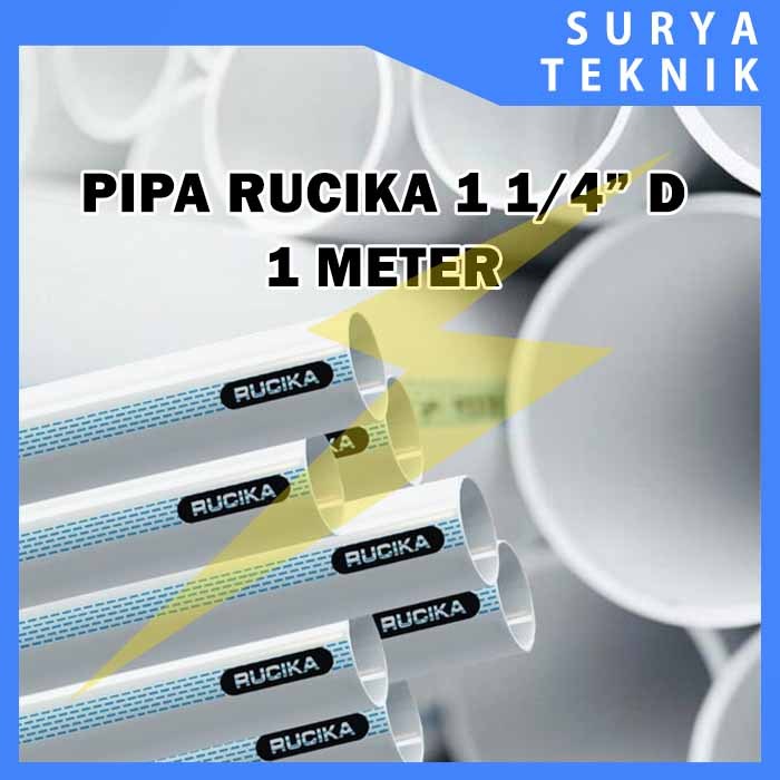 Rucika Pipe 1 1/4" D and AW 1 Meter | Shopee Philippines
