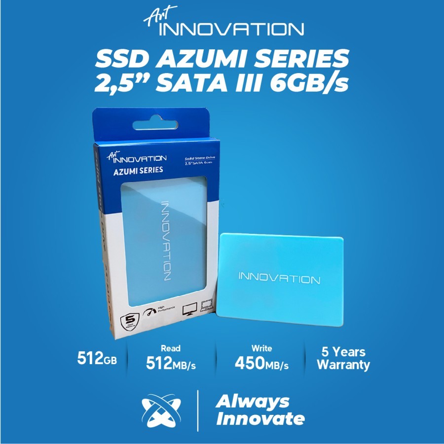 Ssd Azumi Series 512GB 2.5 inch SATA III 6Gb/s by Innovation | Shopee ...