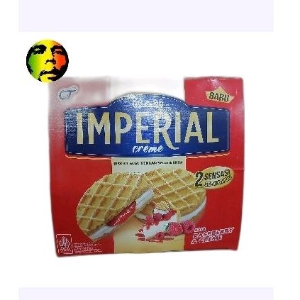 Imperial cream milk biscuits with strawberry cream jam contains 12 (box ...