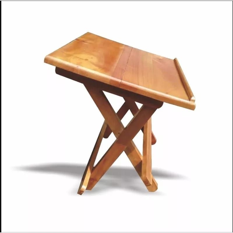 Slanted folding table study table U 36x26 rehal al qur'an polished ...