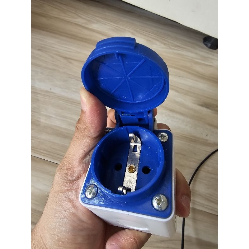 Surface Mounting Wall Socket 2P 2pin 16A 16 Amper E112 Original 2pin ...