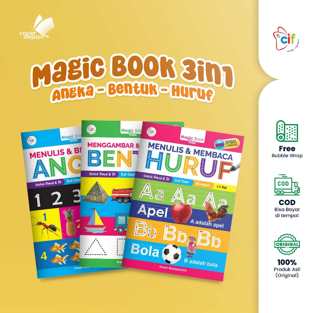 CHILDREN'S EDUCATIONAL BOOK - MAGIC BOOK 3 IN 1 WRITER - WIPE AND CLEAN ...