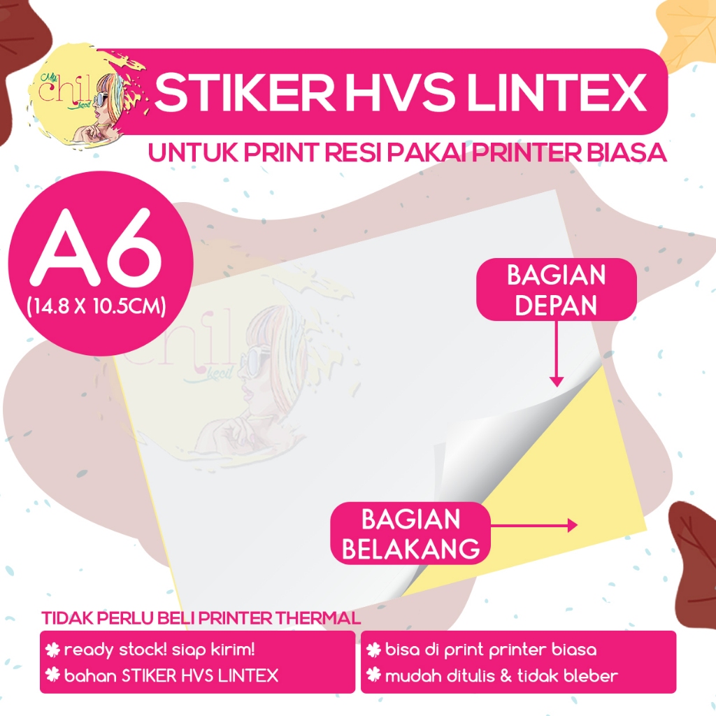 Hvs STICKERS CONTENTS 100/ OLSHOP STICKERS / ADDRESS PRINT STICKERS ...