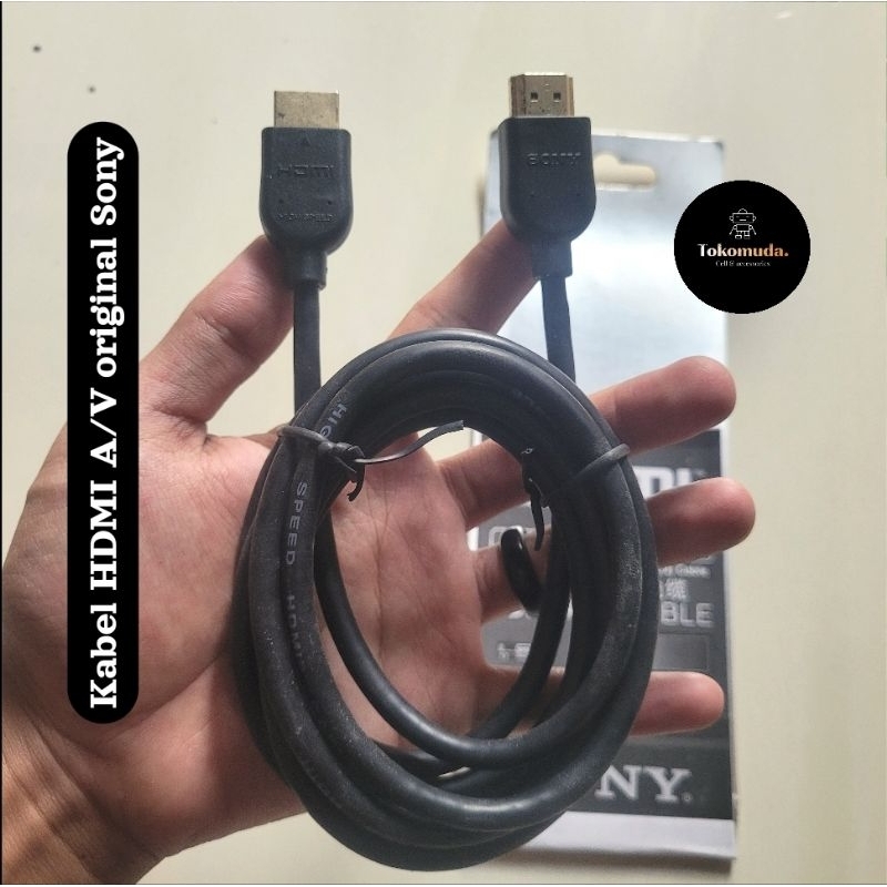 Hdmi TO HDMI Cable SONY high speed 4K 2meter 3D FULL HD ORIGINAL ...