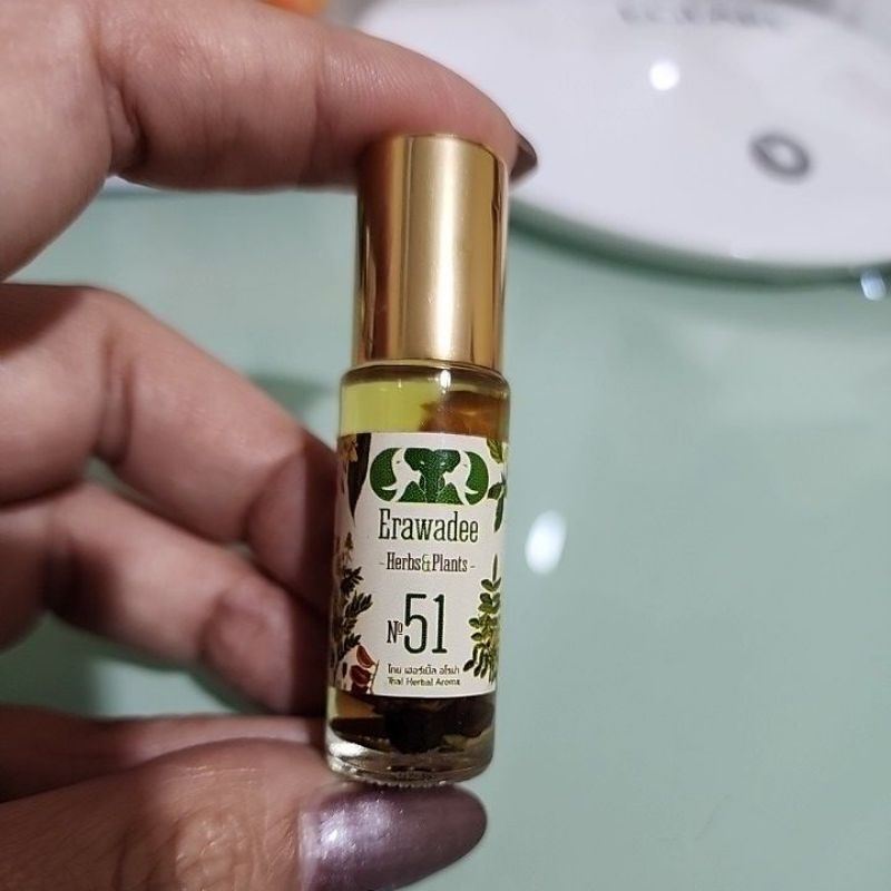 Erawadee no. 51 roll on 5ml original Thailand expired 2028 | Shopee ...