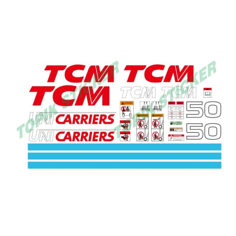Tcm 50/5 Ton Forklift Sticker, Heavy Equipment Sticker | Shopee Philippines