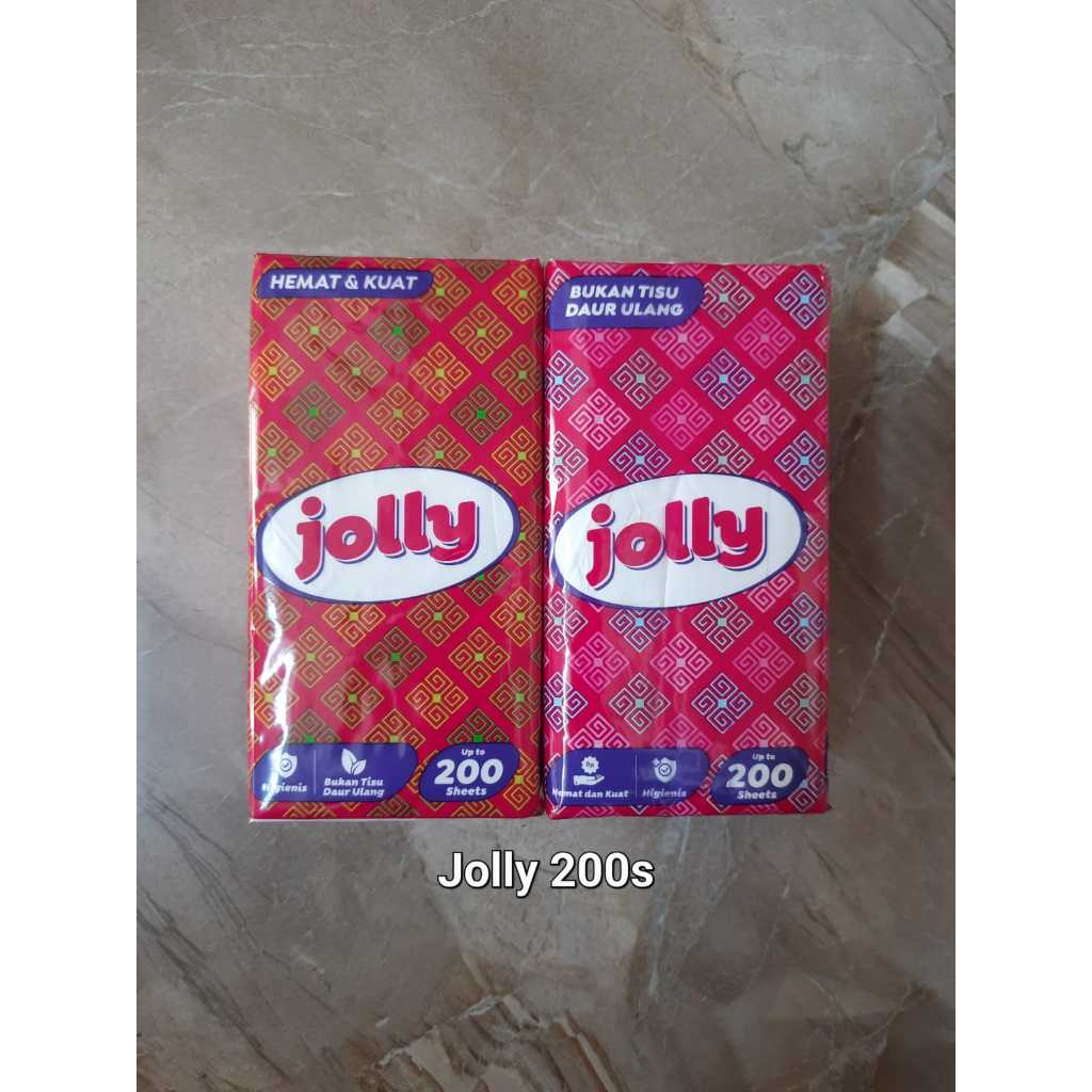 JOLLY tissue facial tissue 200 sheets 2ply various brands SEE-U 160 ...