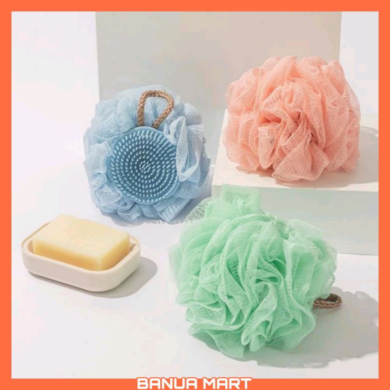 Sponge+shampoo Comb/Bath Sponge With Head Shampoo Comb Scalp Cleansing ...