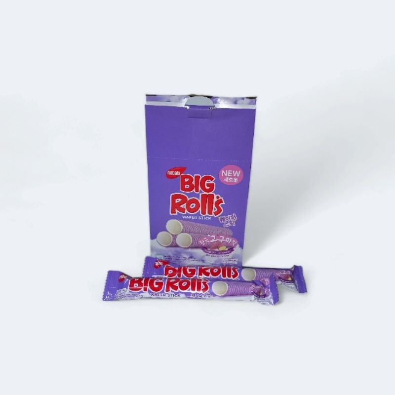Vegetable Big Roll's Wafer Stick Korean Goguma/bRicheese/Richoco 16gram | Shopee Philippines