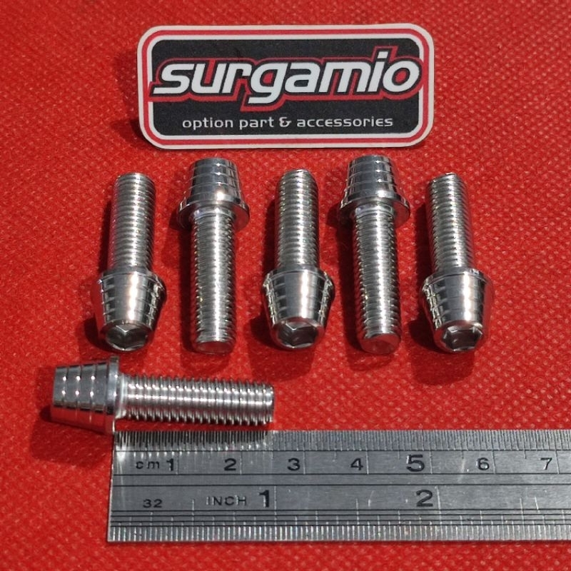 Stainless cone probolt bolts 8x25 thread bolts 12 length 2.5cm heng ...