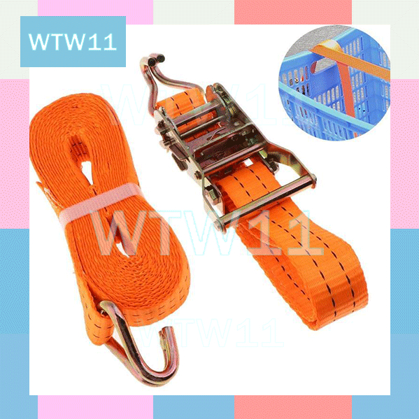 WTW rachet tie down/8-10 meters Trek belt /10 tons sound rope/goods ...