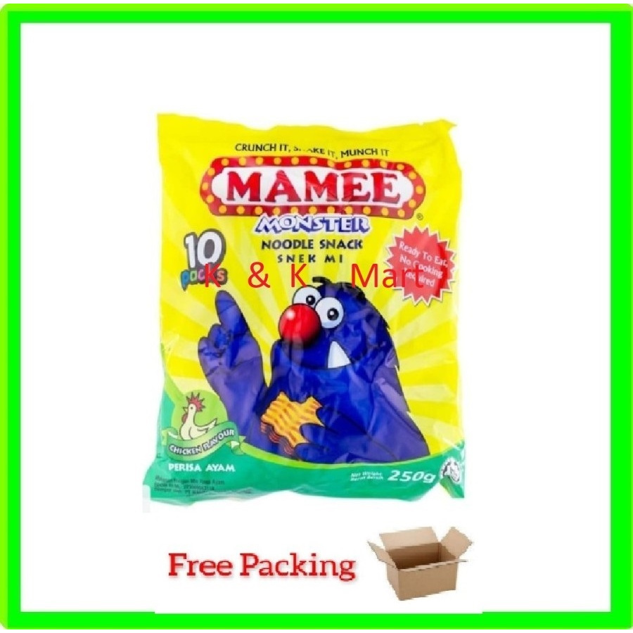Mamee Monster Chicken / Mame mie Monster / Mami monsters Chicken Flavor ...