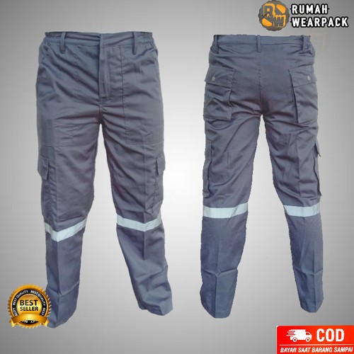 Safetyoutdoormlg Navy Blue Wearpack Safety Pants | Shopee Philippines