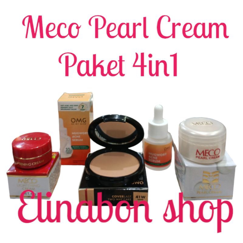 Meco Pearl Cream Day Night + OMG Serum | Shopee Philippines