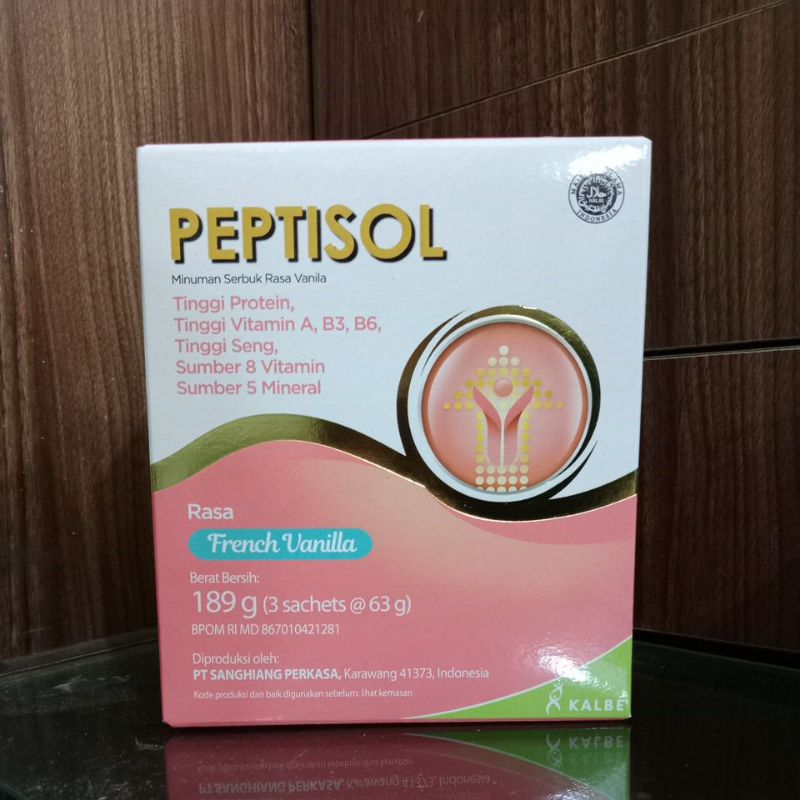 Peptisol French Vanilla Flavor 189g (3sachets@63g) | Shopee Philippines