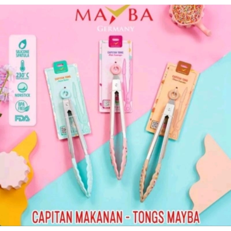 Mayba Character TONGS Spatula pink choco Silicone TONGS - Capitan Food ...