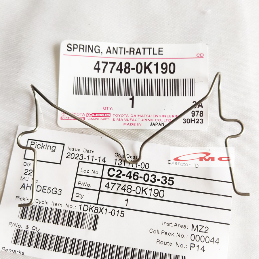 Disc Brake Fittings Front Brake Pads Fortuner Hilux Vigo 47748-0K190 ...