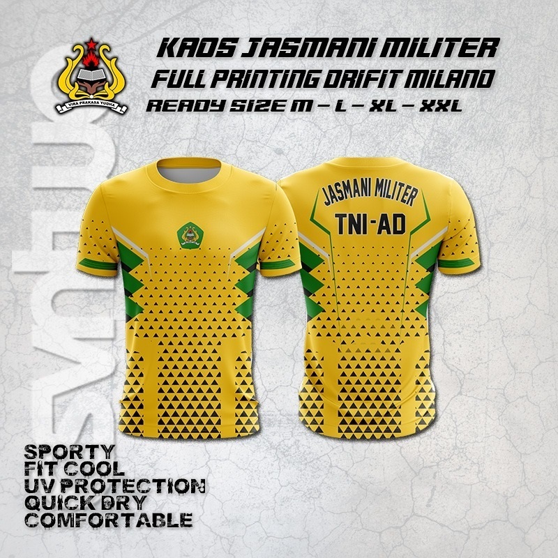Jasmil fullprinting t-shirt / Tni Ad Military Physical Jersey T-shirt ...