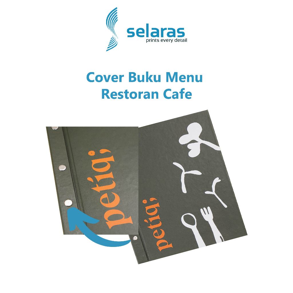 A4 Cafe Restaurant Menu Book Bolt Cover Selaras Printing | Shopee ...