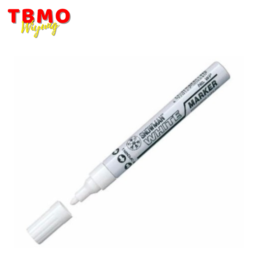 White Snowman WP White Paint Marker | Shopee Philippines
