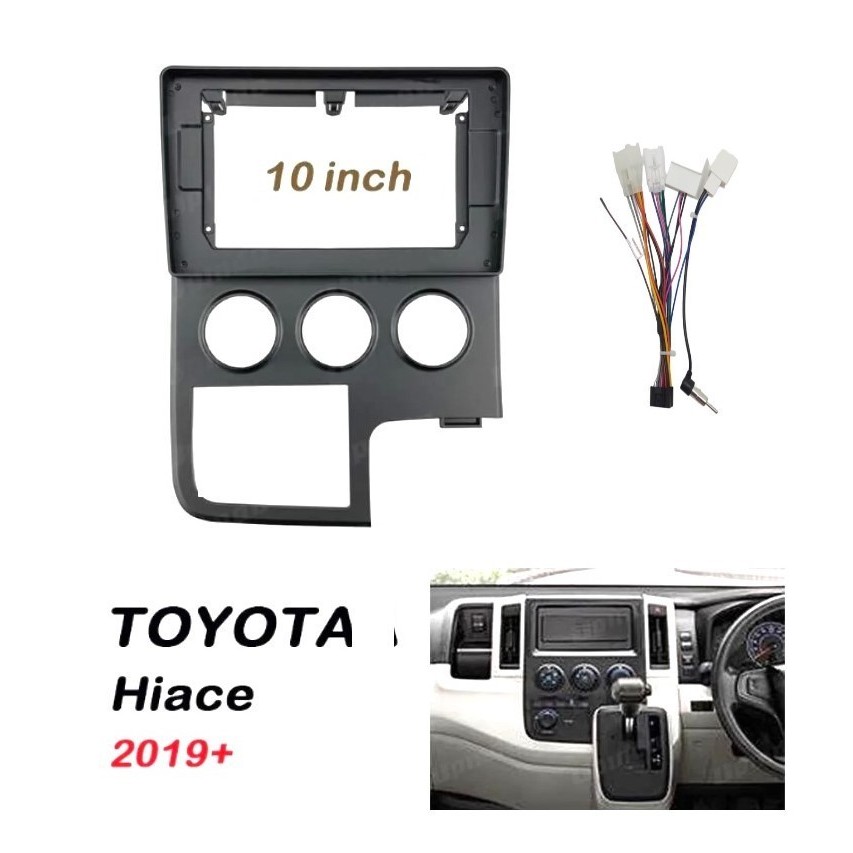 Frame 10 inch Toyota Hiace 2019 Android Head Unit Panel | Shopee ...
