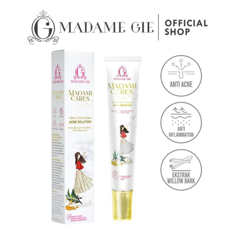 [Ready] Madame Cares Pimple Acne Spot Cream Acne Solution | Shopee ...