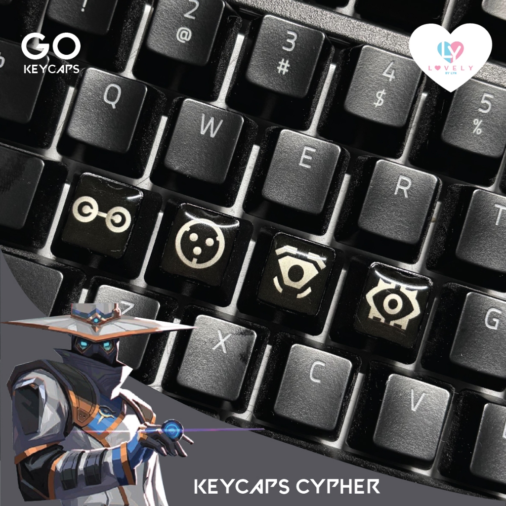 Keycaps PBT Valo Cypher Ability | Go KEYCAPS | Shopee Philippines