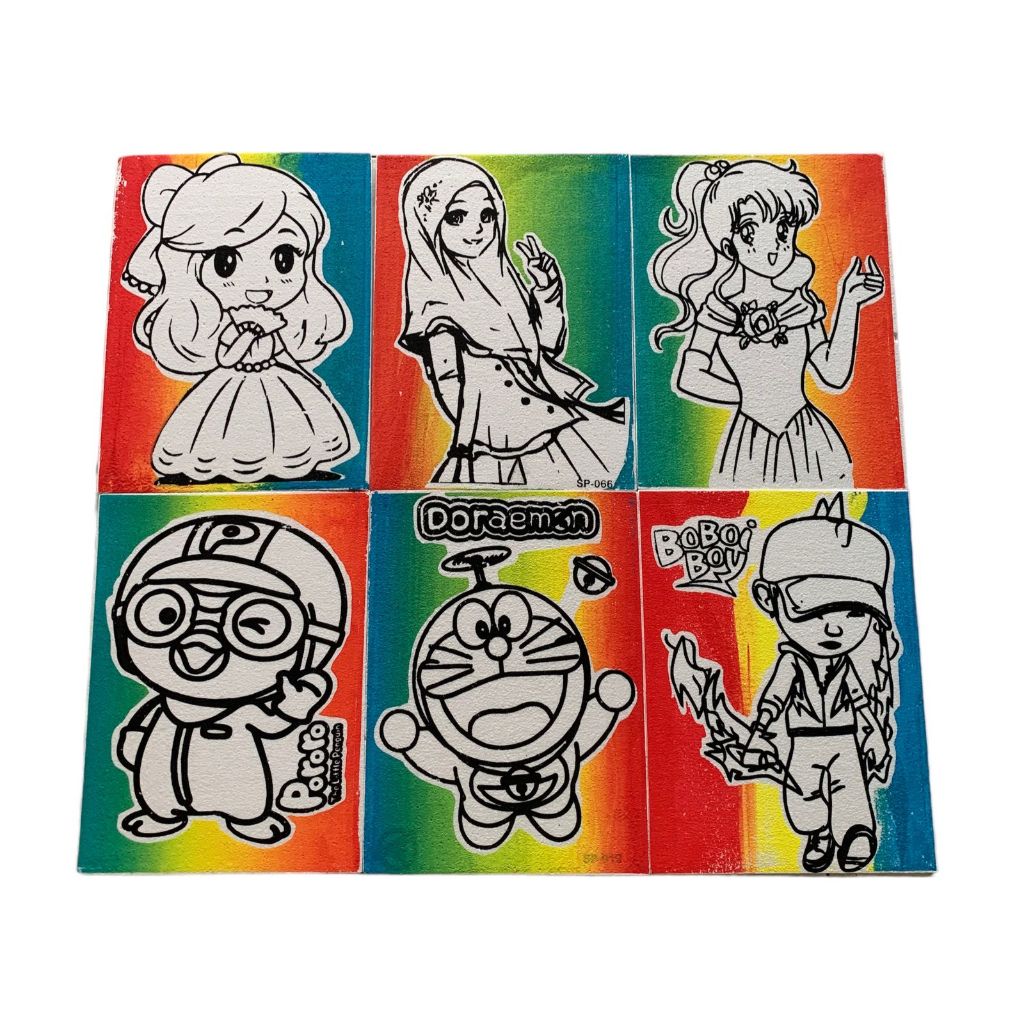 (50 Pcs) [Without Trim] [Rainbow] Painting Styrofoam uk 33x50 ...