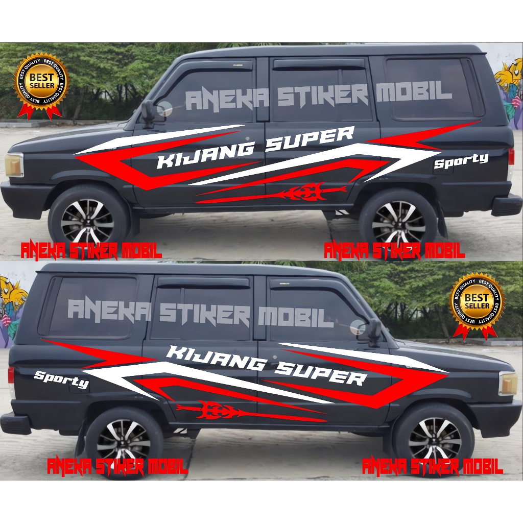 Kijang Super Tribal Sport Model Car Sticker | Shopee Philippines