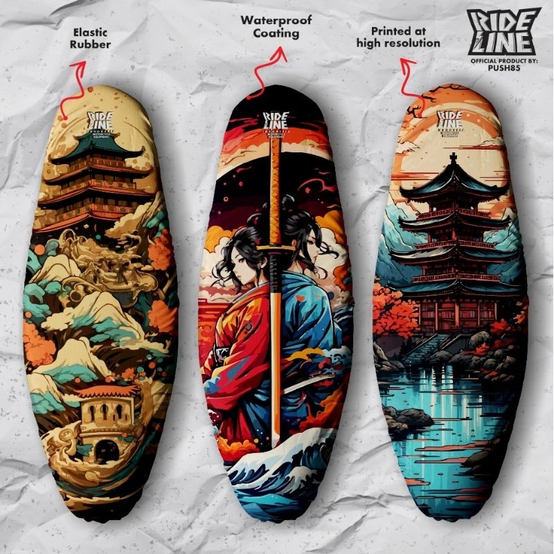 Rideline JAPAN ART - FULLPRINT WATERPROOF Motorcycle Seat COVER ...