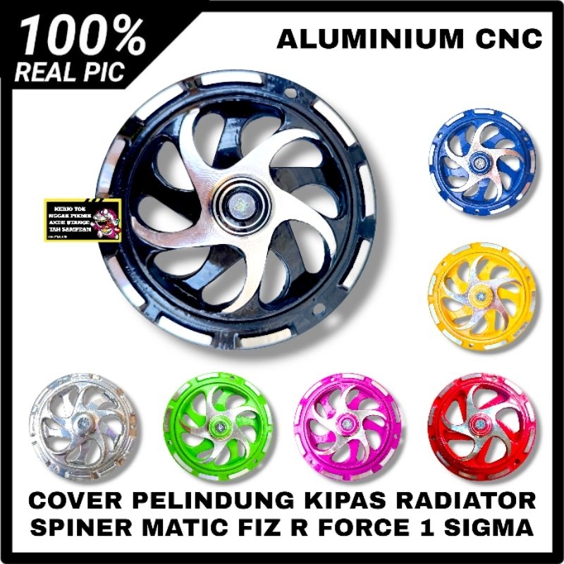 MESIN ENGINE SPINNER SPINER RADIATOR FAN PROTECTIVE COVER FIZ R FORCE 1 ...