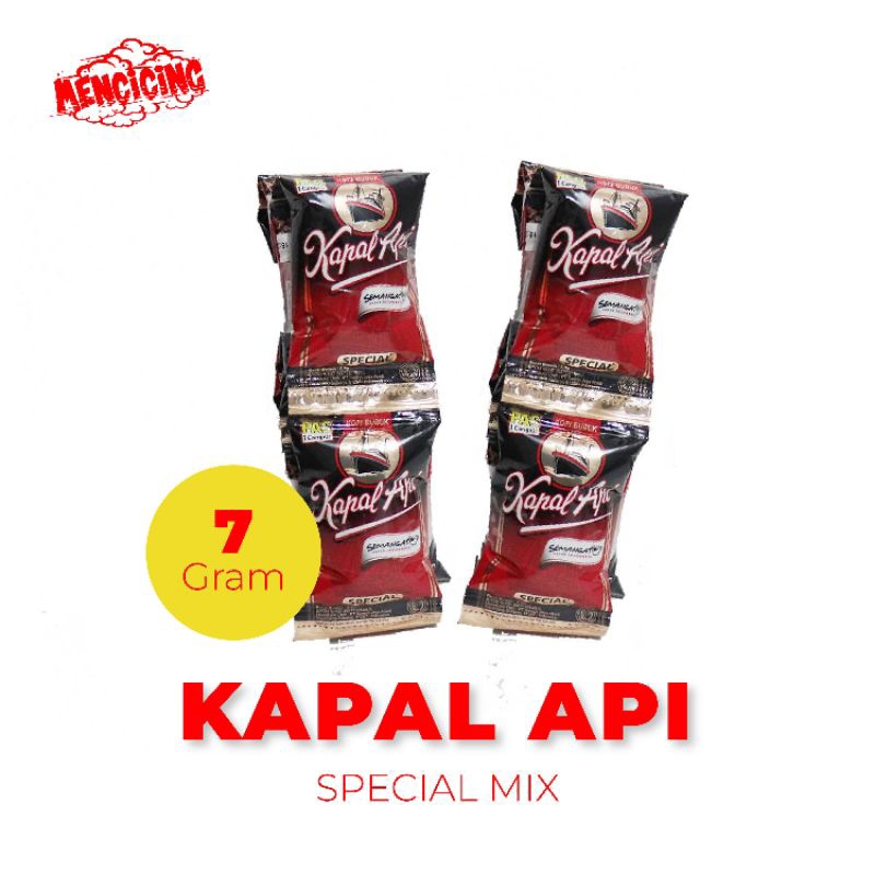Mini Kapal Api Coffee 10 sachets / Kapal Api Mencicing 1 Pack 10 pcs ...