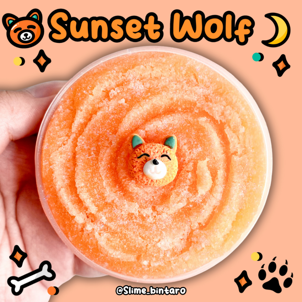 Cloud SLIME SUNSET WOLF BY SLIME BINTARO || Premium SLIME || Cloud ...
