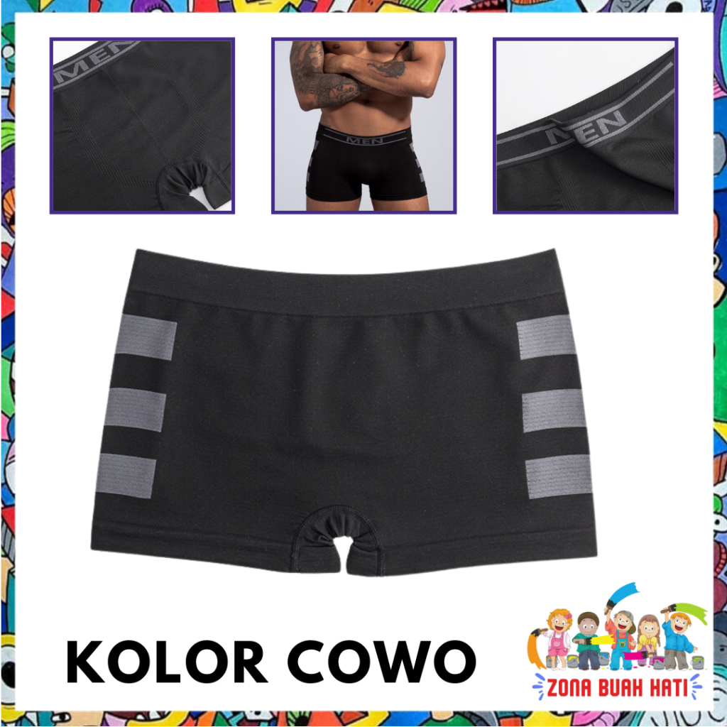 Zbh Men's Boxer Shorts 6954 Men's Boxers Man Model 3 Stripes Drawstring ...