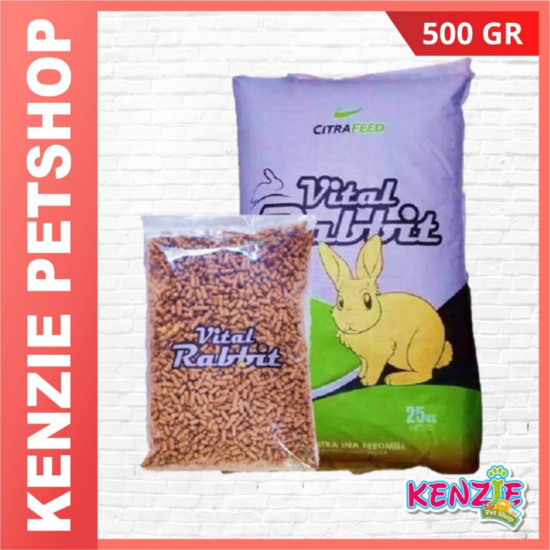Vital Rabbit 500 Gram Repack Rabbit food | Shopee Philippines