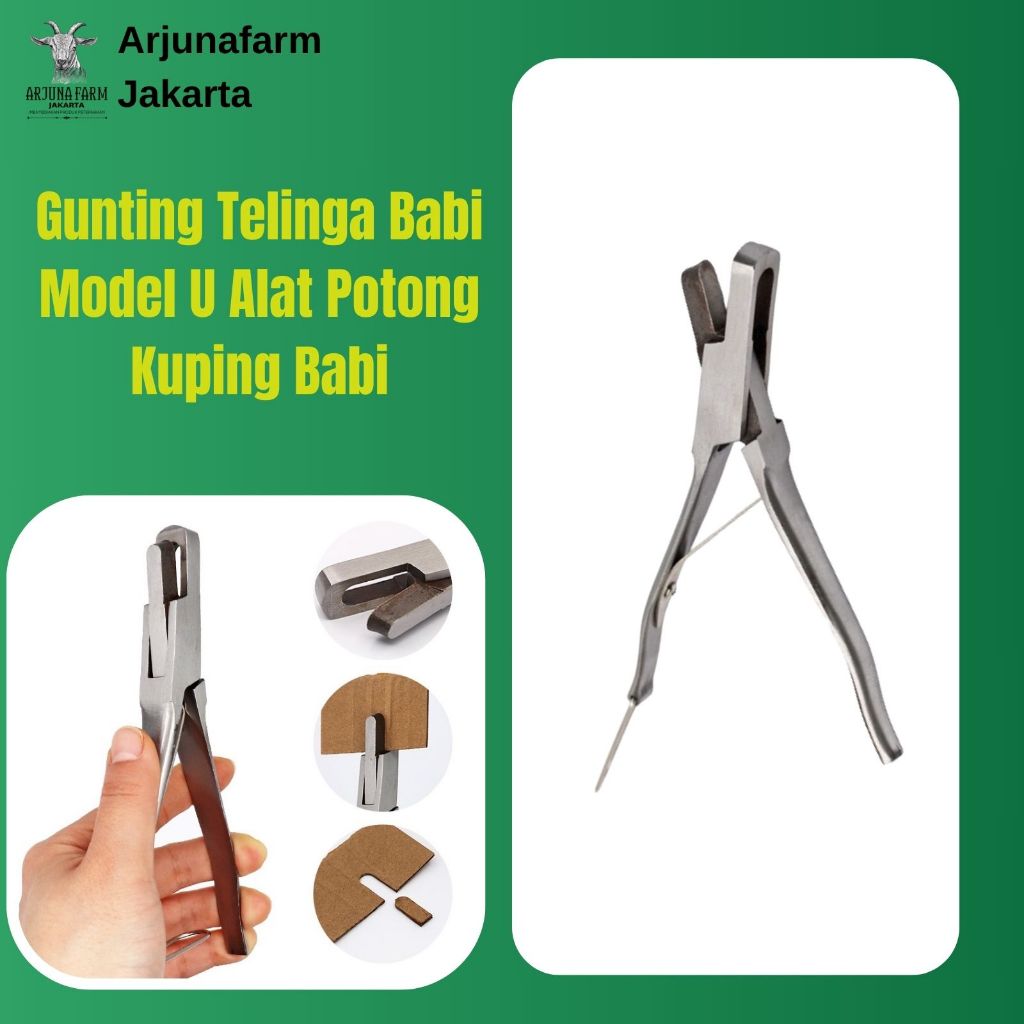 U Model Pig Ear Clippers Cattle Pig Ear Cutting Tool | Shopee Philippines