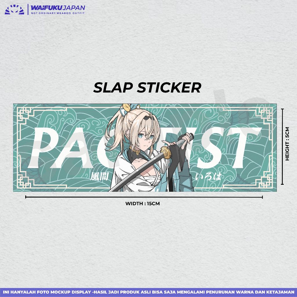 Jdm Hololive JP Anime Slap Sticker - Kazama Iroha | Shopee Philippines