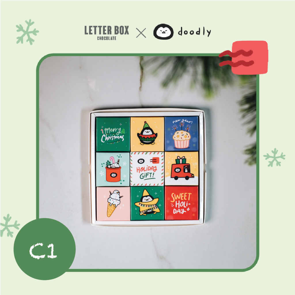 Letter Box - Christmas Gift hocolate Christmas 3x3 | Shopee Philippines